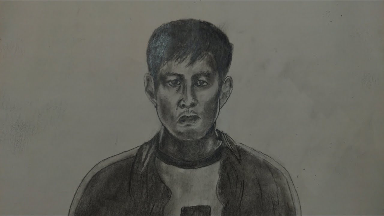 Gi-hun’s Story in Charcoal | Squid Game Drawing + Hidden Details! - YouTube