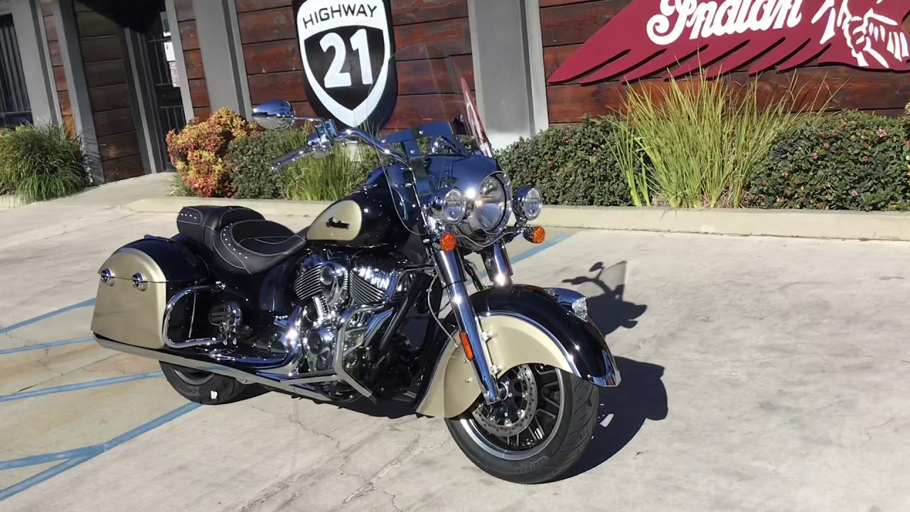 2021 Indian Springfield in Thunder Black over Dirt Track Tan for Sale ...