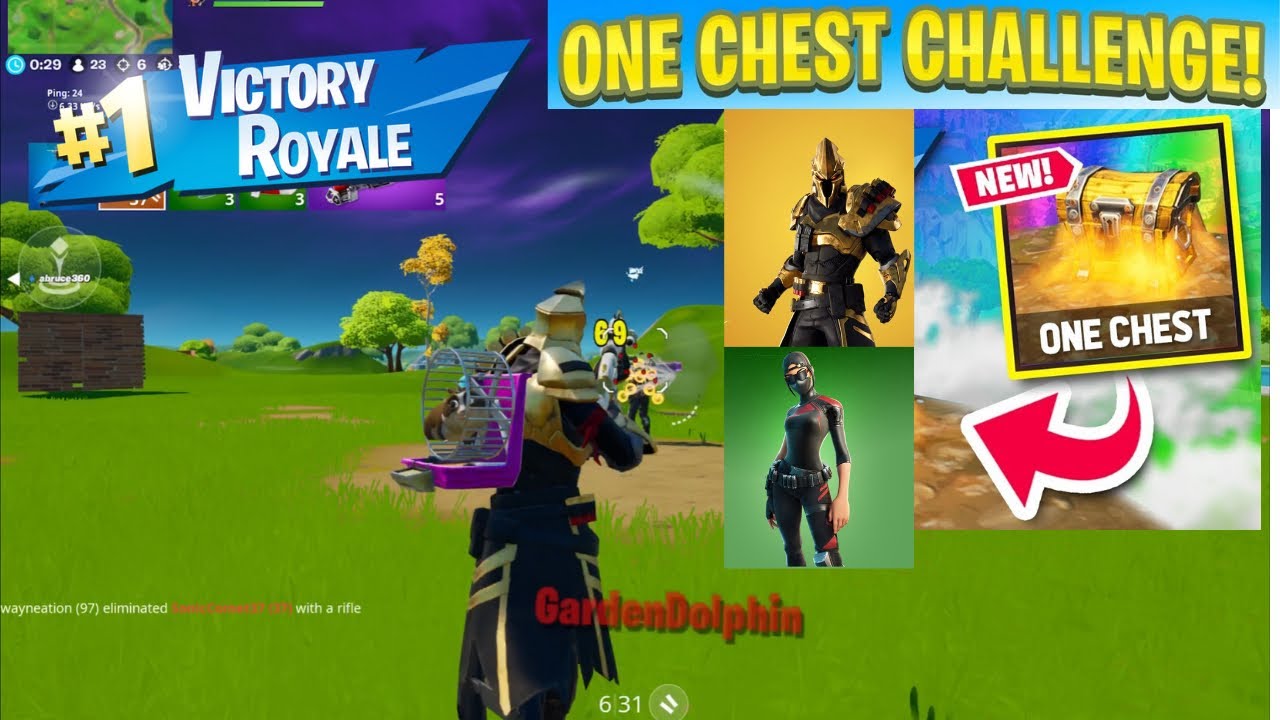 Fortnite ONE Chest Challenge *Victory Royale* - Fortnite Battle Royale ...