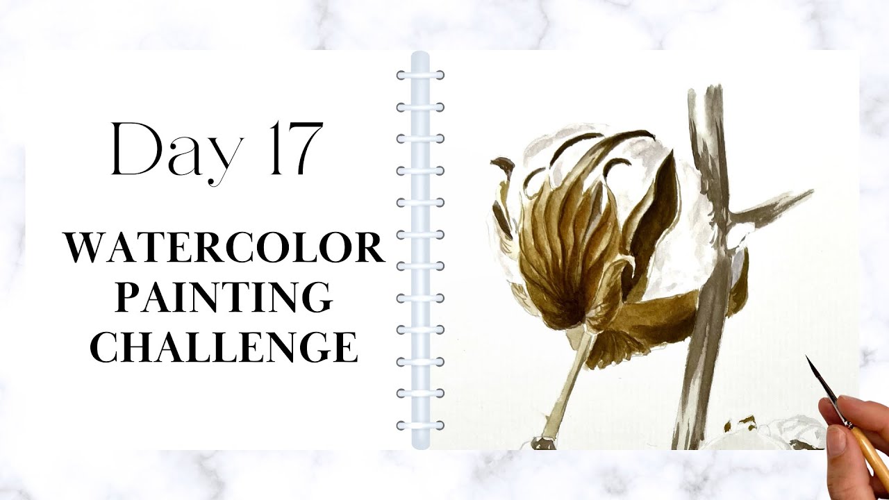 Day 17 of Watercolor Painting Challenge - YouTube