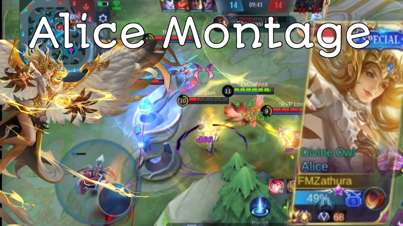 Alice top global best build 2021 Unlimited mana | alice montage terbaru ...