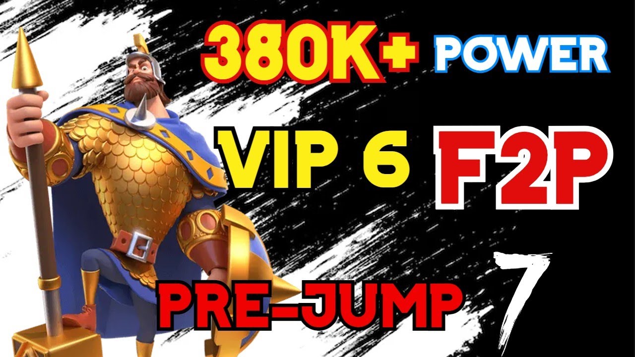 JOURNEY OF F2p PLAYER IN ROK || PRE-JUMP DAY 7 || 380k power without ...