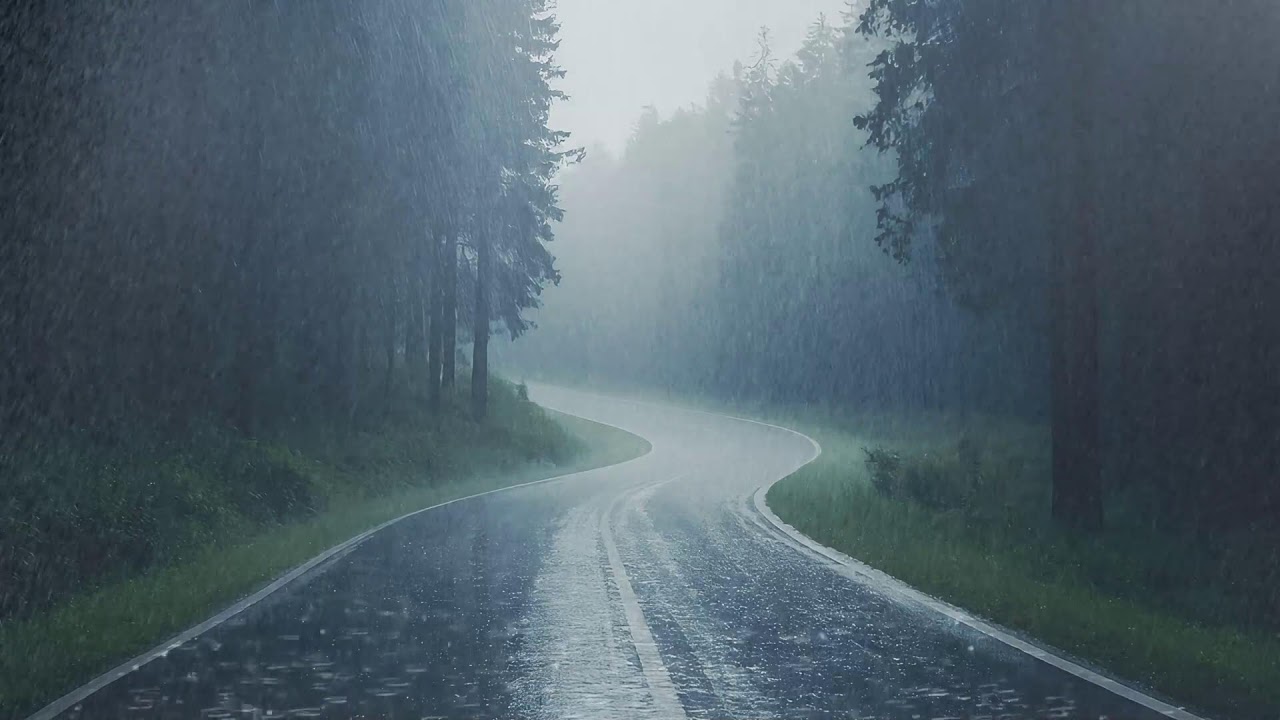 Heavy Rain To Sleep Immediately - Let The Sound Of Rain Wash Away Your ...