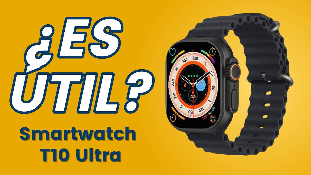 Smartwatch T10 Ultra Review y funciones ¿VALE LA PENA? - YouTube