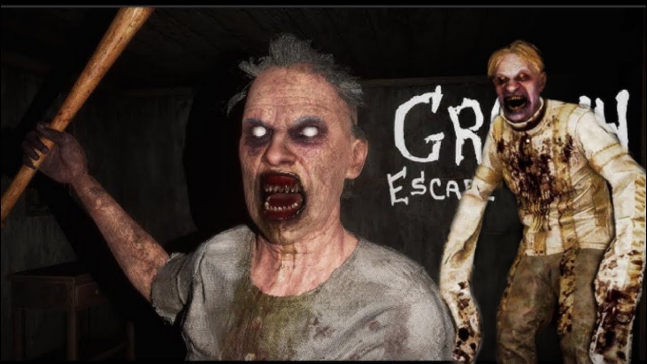 NEW LADDER ESCAPE IN GRANNY ESCAPE TOGETHER #4 - YouTube