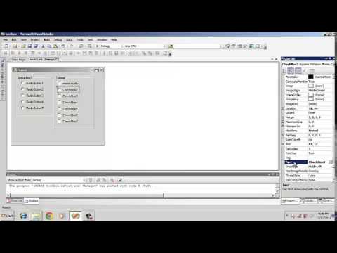 vb net dasar part4 mengenal Radiobutton, Checkbox, dan Groupbox - YouTube