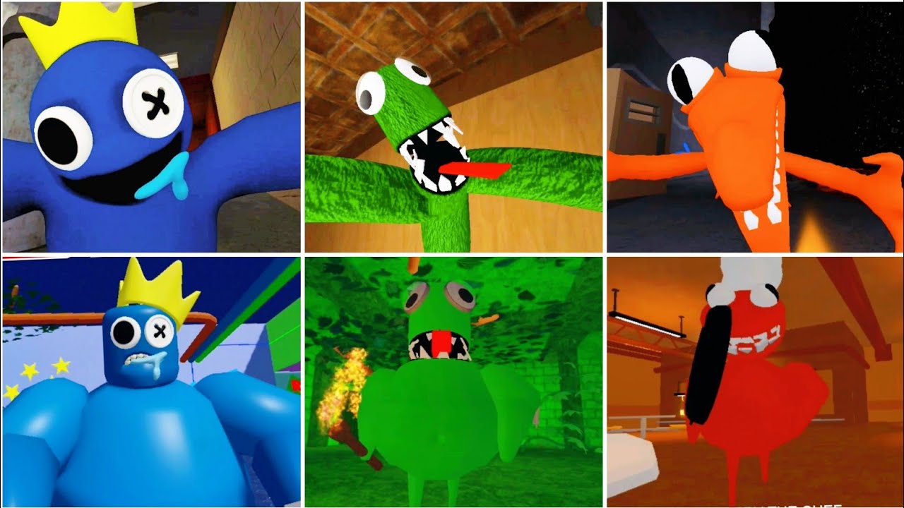 Rainbow Friends Vs Barry's Rainbow Friends Full Gameplay Walkthrough ...