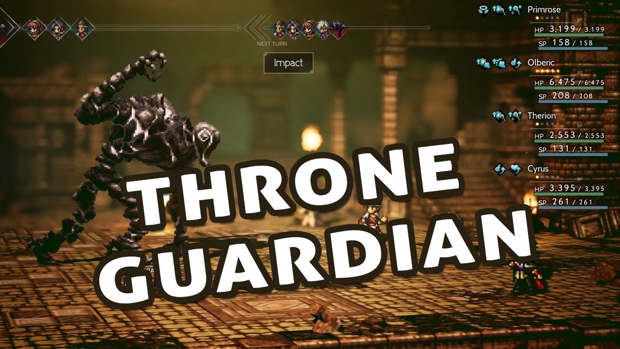Throne Guardian Octopath Traveler Optional Boss - Loction in ...