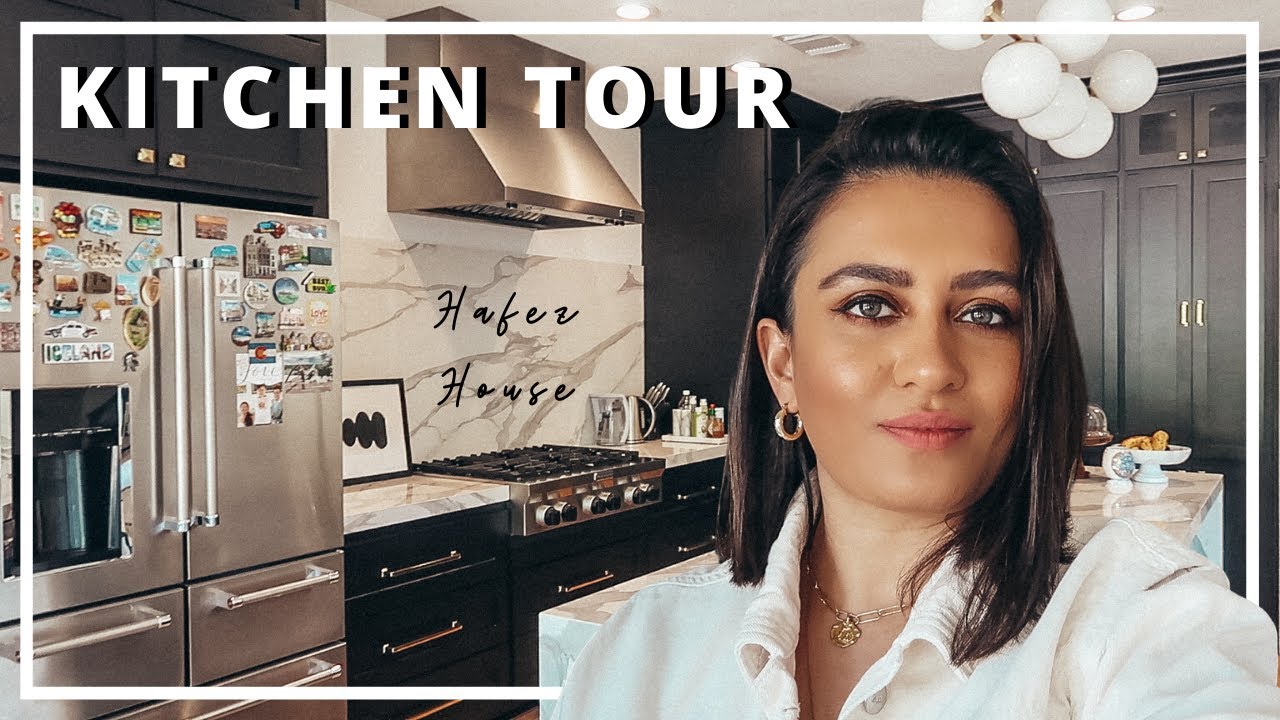 KITCHEN TOUR + MINIMALIST KITCHEN DECOR | Sarah Adam Hafez - YouTube