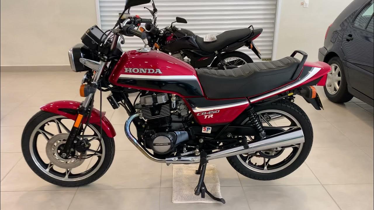 CB450 TR 1987 com 44 km Raridade Absoluta - YouTube