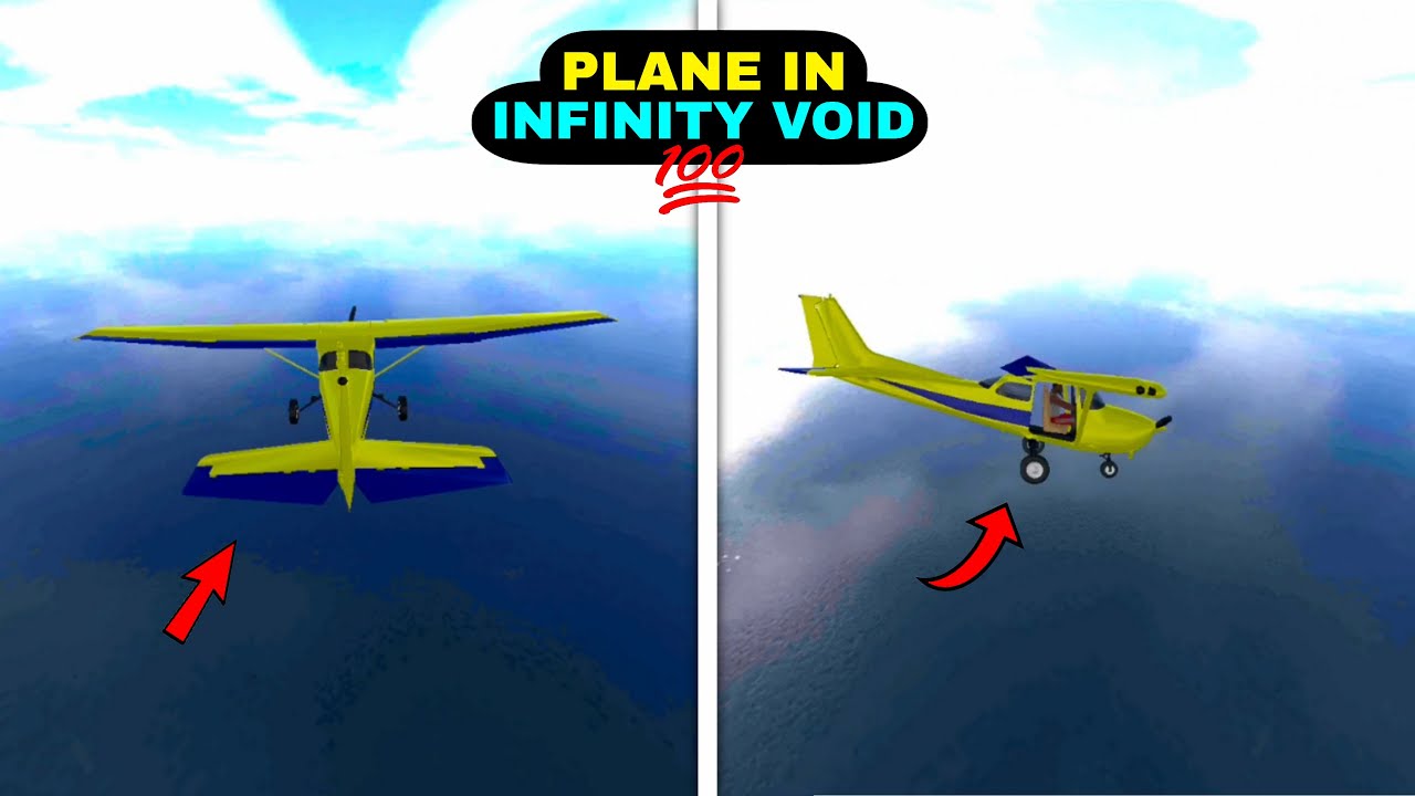 FLYING Plane In Infinity Void 100% REAL - Indian Bike Driving 3D ...