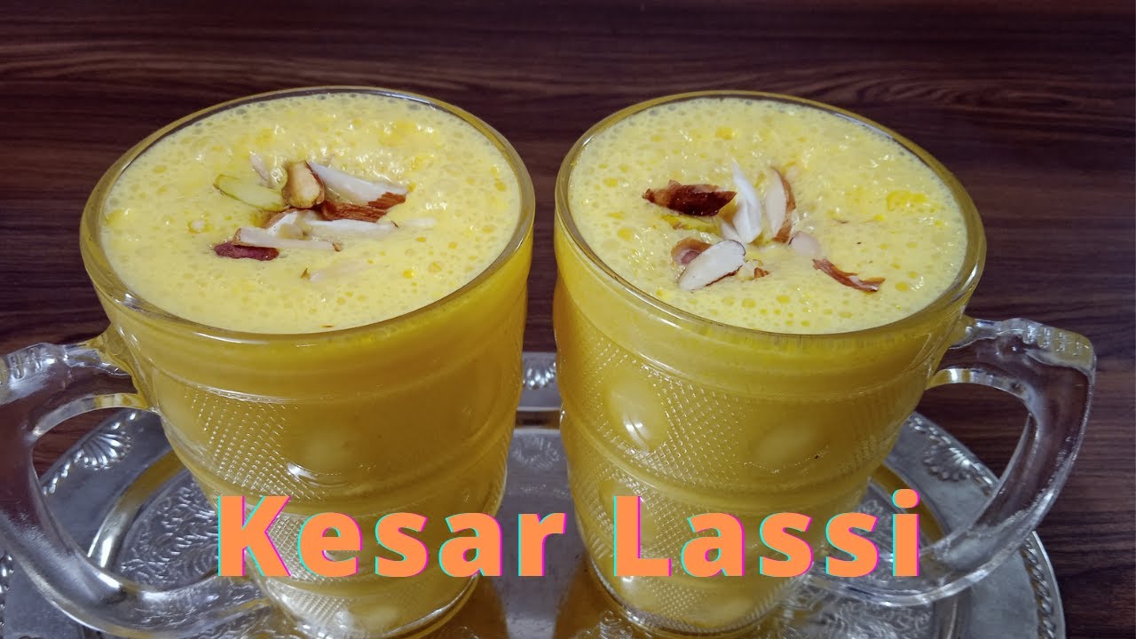 Kesar Lassi/ Saffron Lassi/ केसर लस्सी/ how to make kesar lassi/ Summer ...