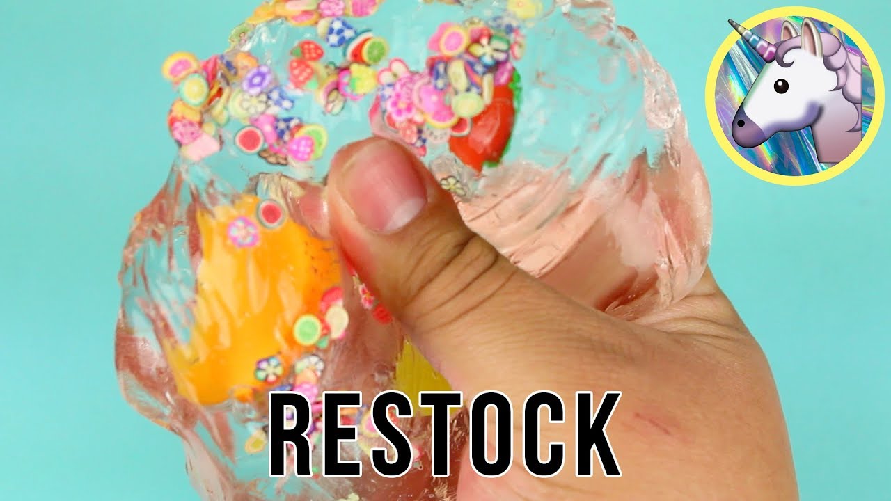 Slime Shop Restock!!! March 23, 2018 - @UniicornSlimeShop 💦 - YouTube