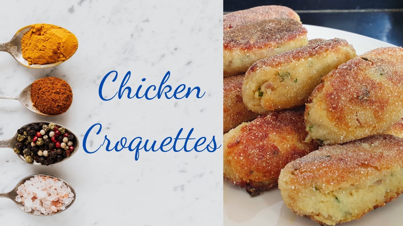 Chicken Croquettes | How to make Goan Chicken Croquettes | Chicken ...