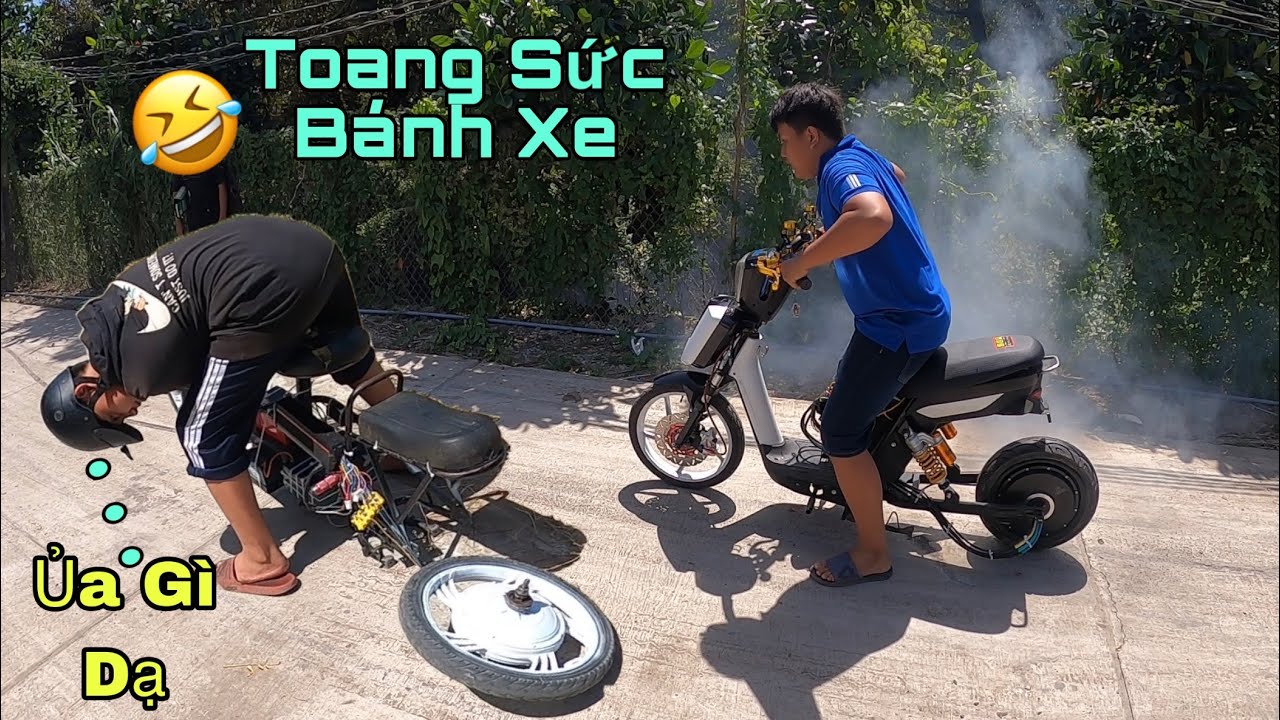 Review ''Xe Đạp Điện Độ'' Em Racing Boy Nài Rớt Luôn Bánh Xe Ra Ngoài ...
