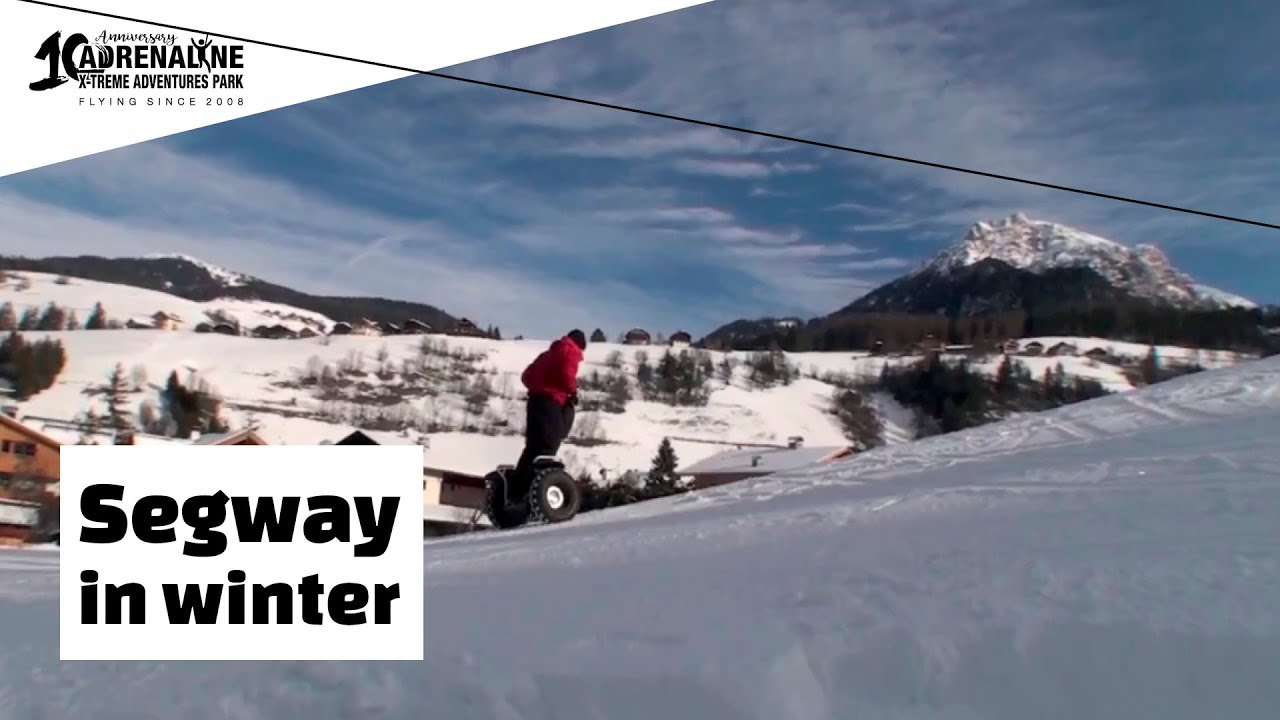 Segway Snow Park in South Tyrol - YouTube