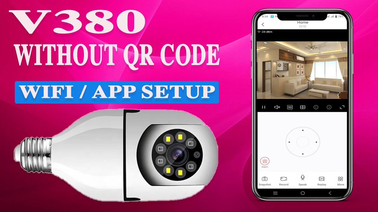 How do I connect V380 camera to Wi-Fi without QR code by AP hotspot ...