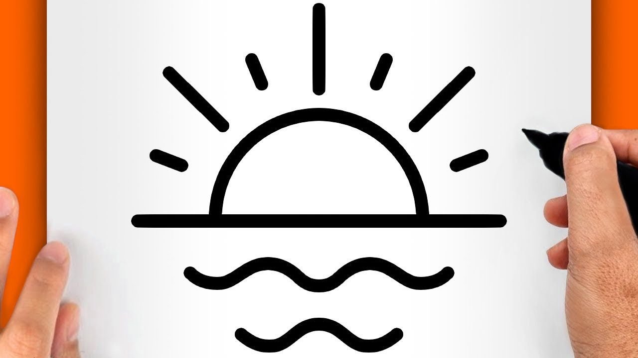 (SØTE TEGNINGER AV DYR) TEGNING EN SOL - HVORDAN TEGNE EN SOL (Tegne ...