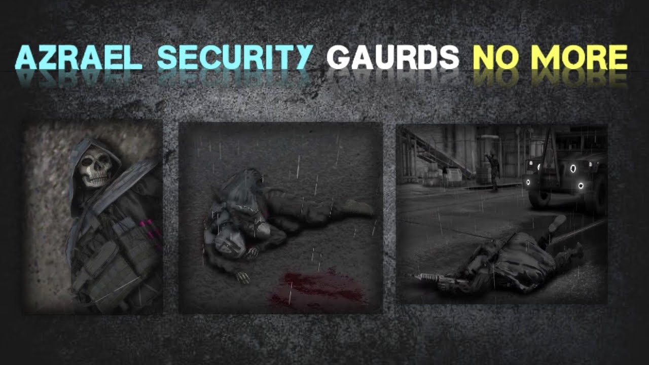 AZRAEL SECURITY GAURDS NO MORE || SAD EDIT || #gta #gaming #edit - YouTube