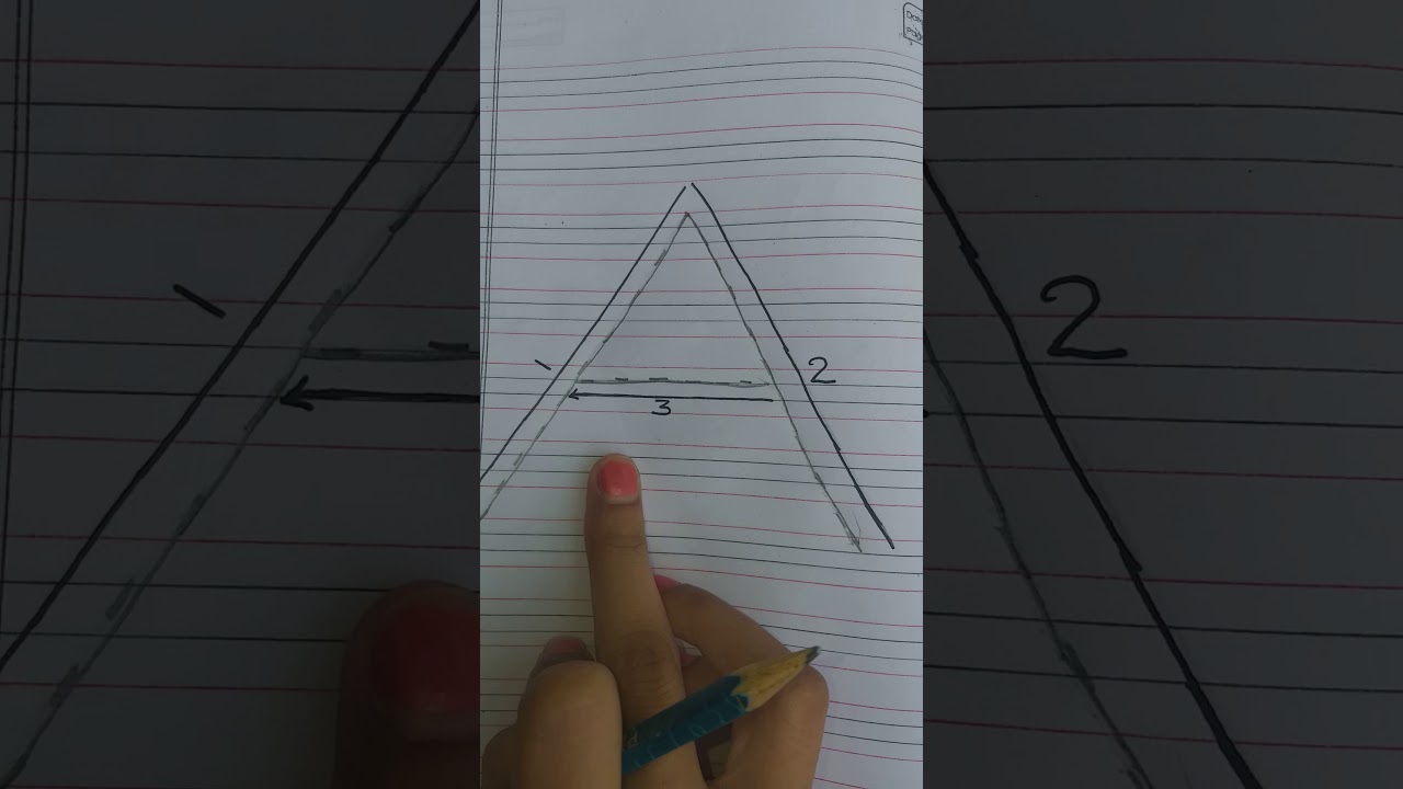 Introduction of letter A - YouTube