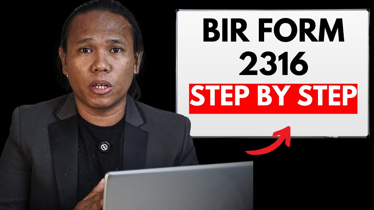 How to Submit BIR Form No. 2316 (Step-by-step tutorial) 🤔 - YouTube