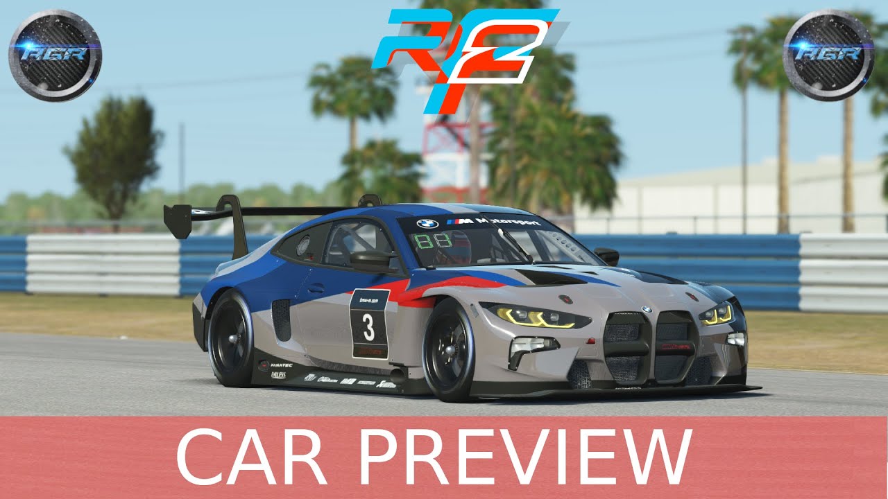 rFactor 2 Car Preview # BMW M4 GT3 Test @ Sebring - YouTube
