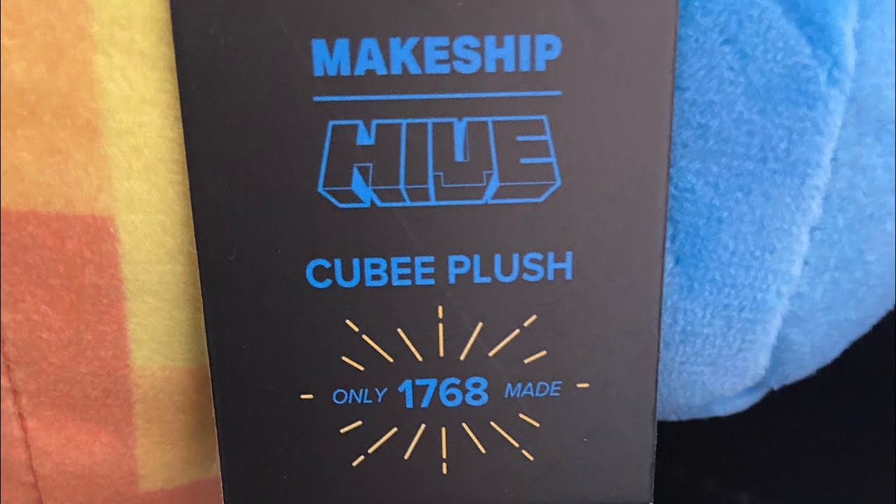 Hive Cubee Plushie unboxing - YouTube