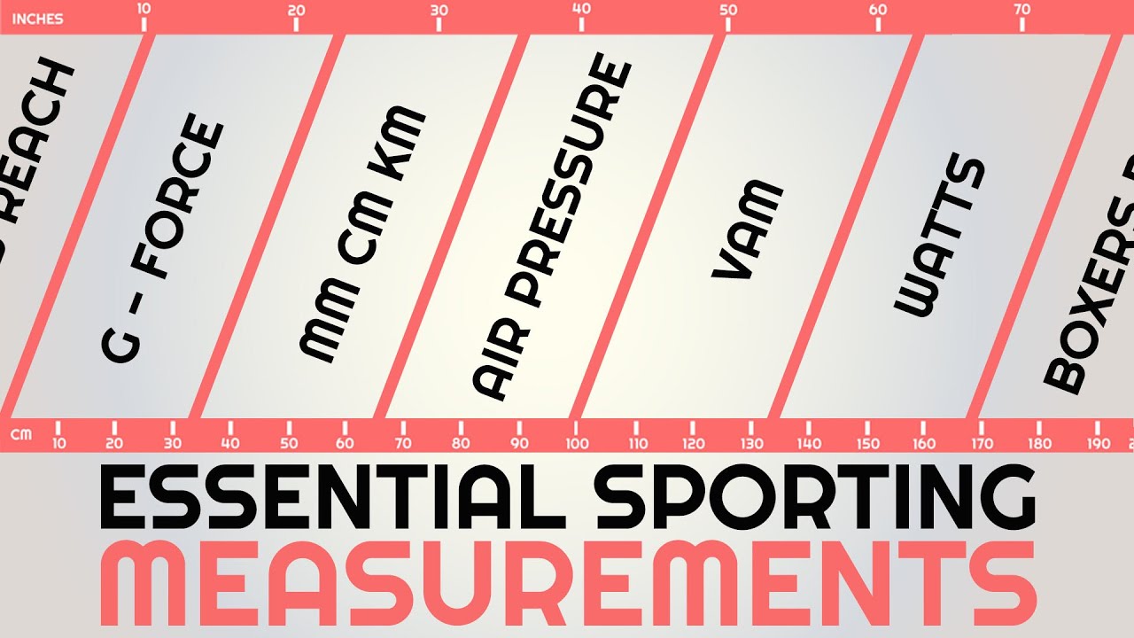 The essential guide and explanation of measurements used in sport. (7 ...