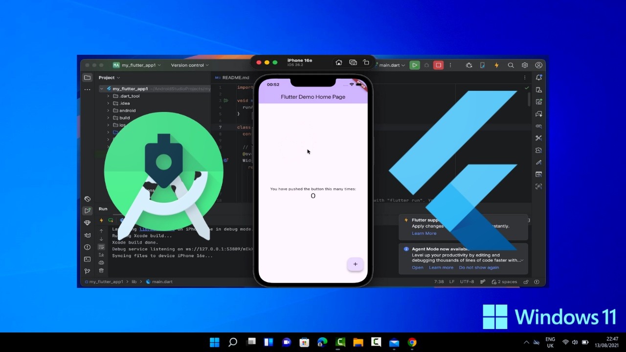 How to Install Flutter on Windows 11 | Android Studio + Setup Flutter ...