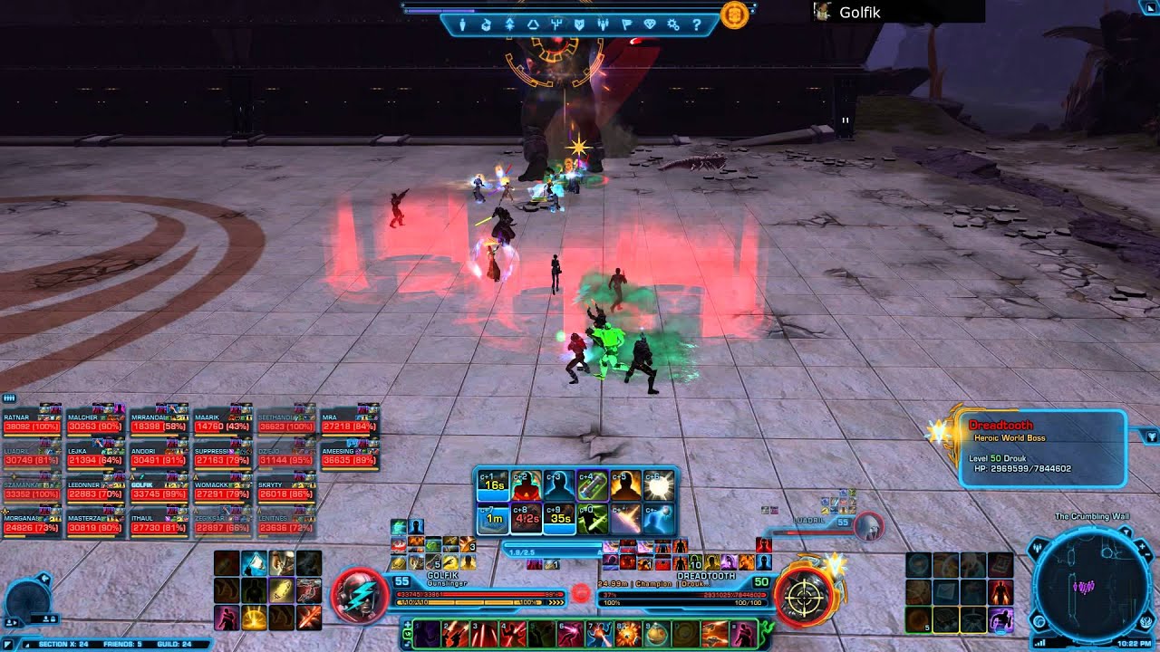 Nighmarish Dreadtooth 10 stacks by PGL - Section X World Boss - YouTube