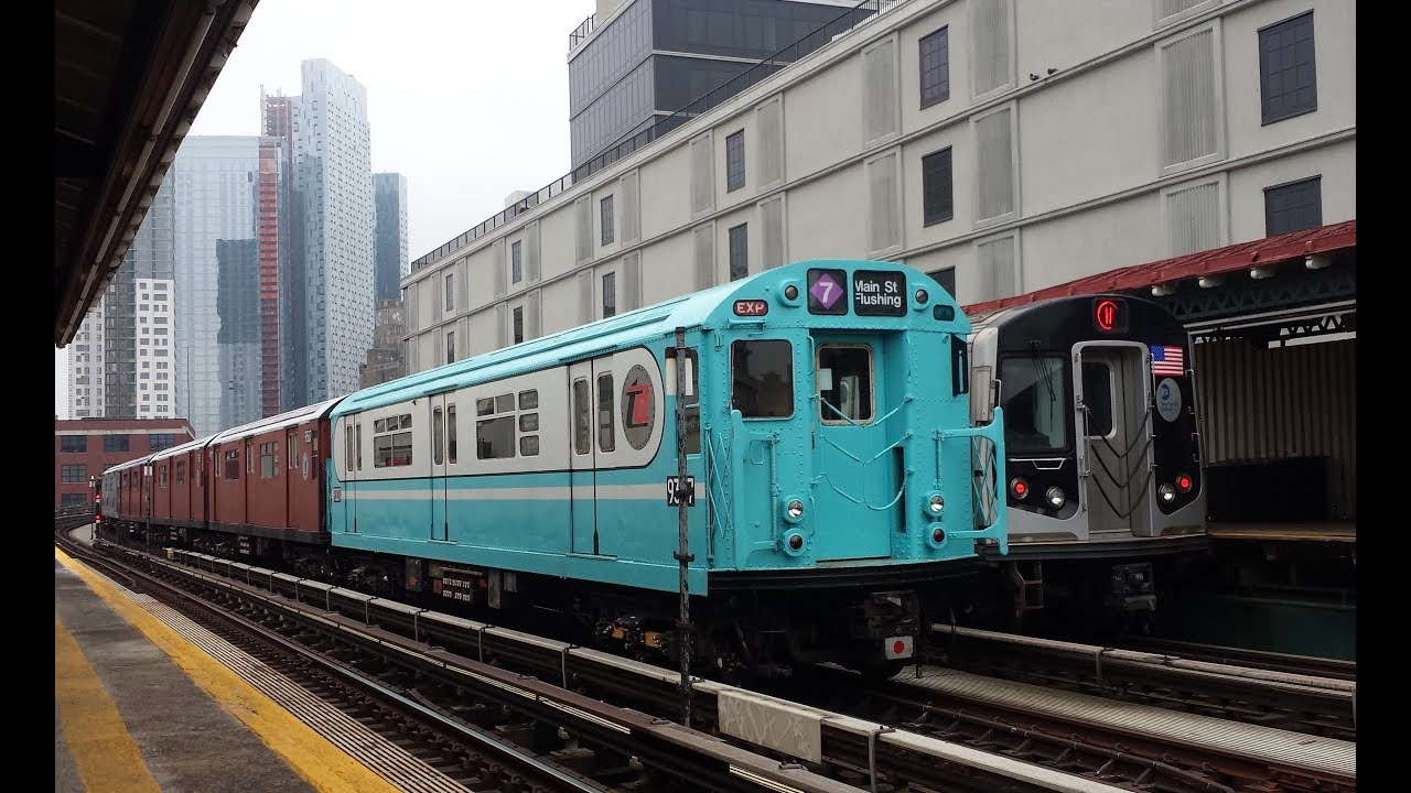 MTA NYC Subway: Train Of Many Colors (TOMC) @ 39th Avenue & Grand ...