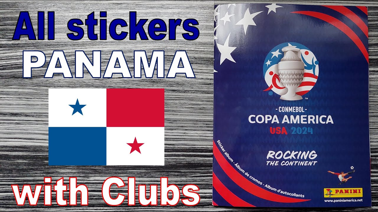 Complete PANAMA stickers in Panini album "Copa America USA 2024" with ...