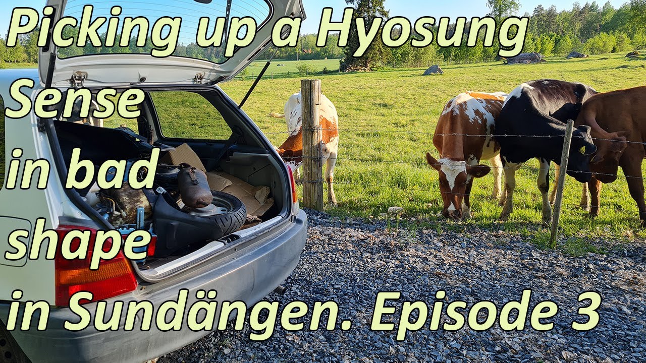 Picking up Hyosung Sense in bad shape in Sundängen Ep 3 - YouTube