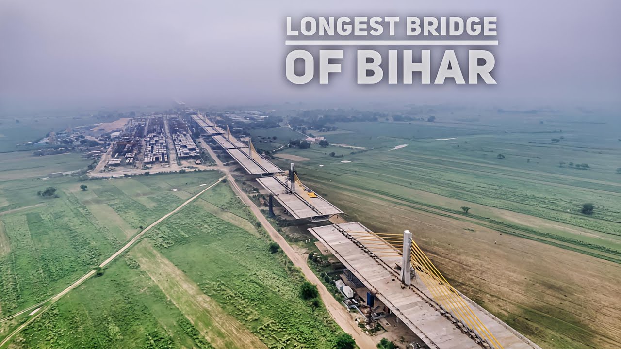 Kacchi Dargah - Bidupur Bridge Progress | Longest River Bridge Of Bihar ...