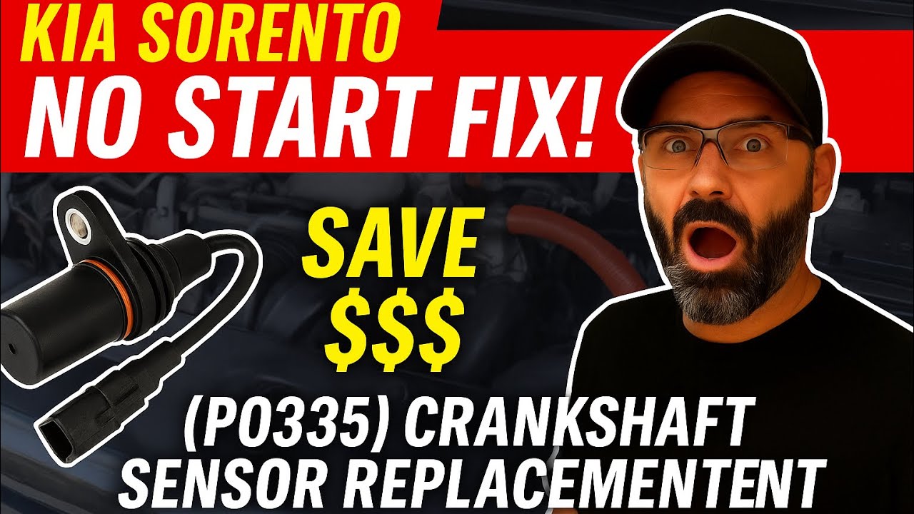 Kia Sorento No Start FIX! (P0335 Crankshaft Sensor DIY Fast & Easy ...