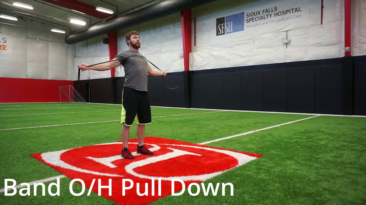 Band Overhead Pull Down - YouTube