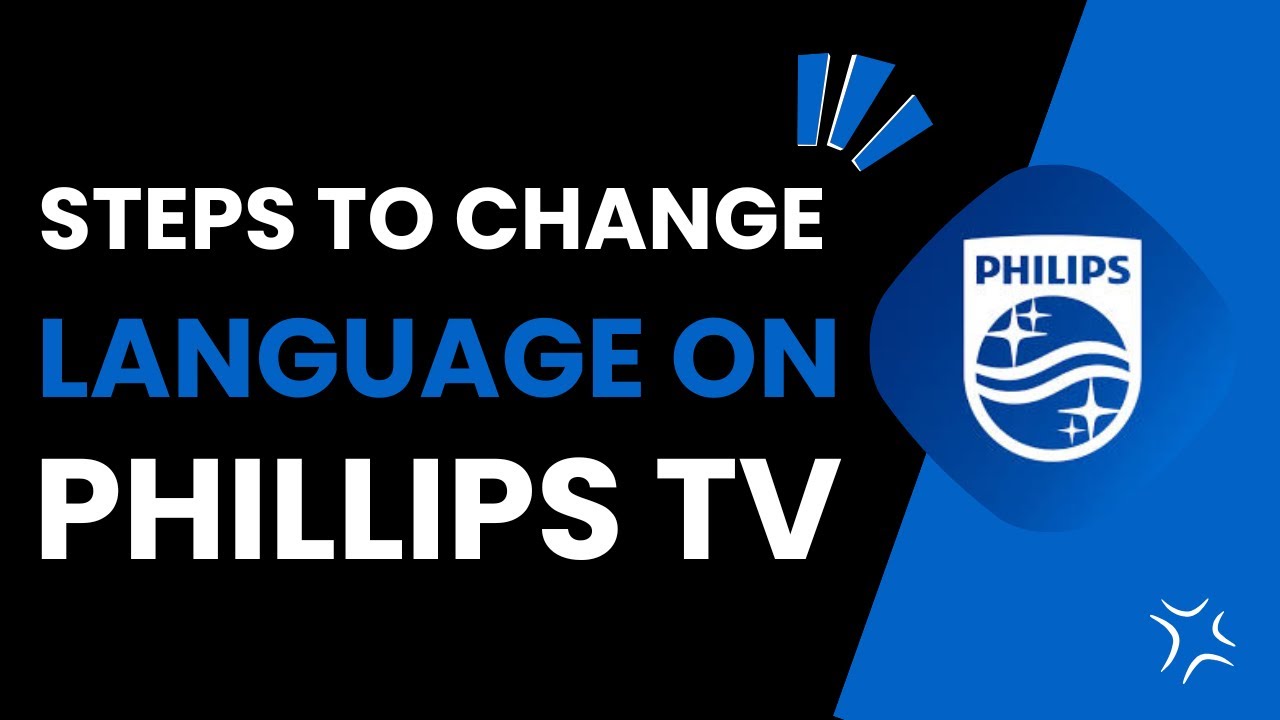 How To Change Language On Philips TV - YouTube