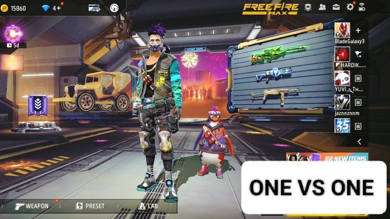 one vs one game play @TechnoGamerzOfficial - YouTube