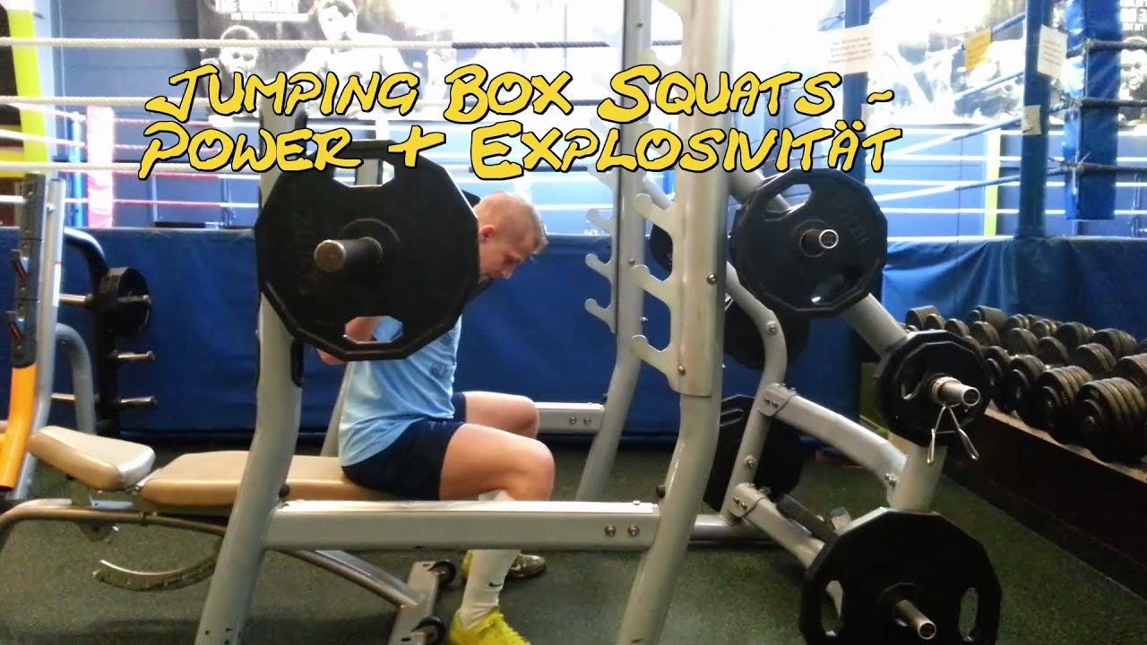 Explosive Hüfte: Jumping Box Squats ! - YouTube