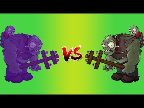 Hypno Gargantuar Zombie Vs Gargantuar Zombie Plants Vs Zombies Battlez