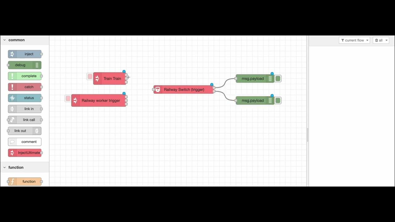 Railway Switcher node for Node-Red - YouTube