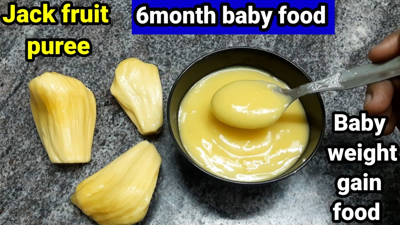Baby food recipe|6month baby food|jack fruit puree|baby food recipes ...