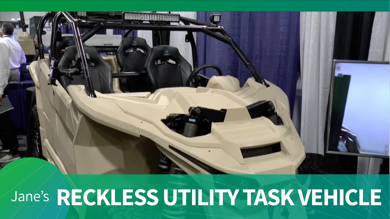 AUSA 2018 Nikola Defense Reckless UTV (Utility Task Vehicle) - YouTube