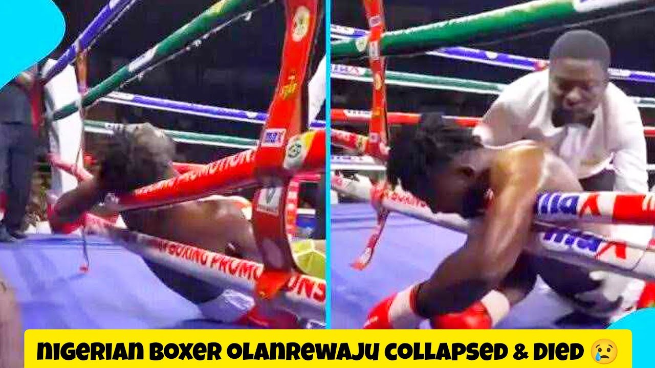 Nigerian boxers Olanrewaju dies after collapsing in a ghana fight vs ghanaian boxer jon mbanugu ...