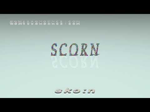 scorn - pronunciation + Examples in sentences and phrases - YouTube