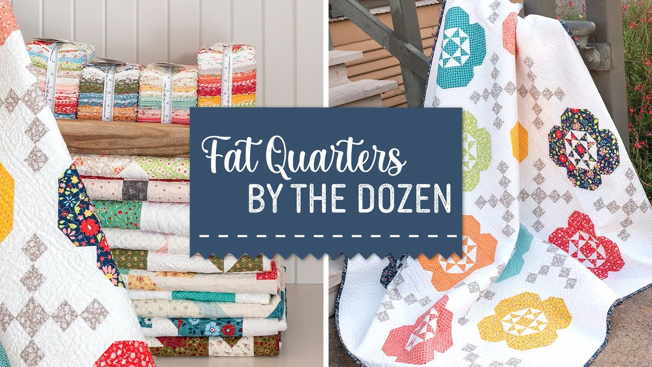 The New FAT QUARTERS BY THE DOZEN Quilt Book by It's Sew Emma - Get ...