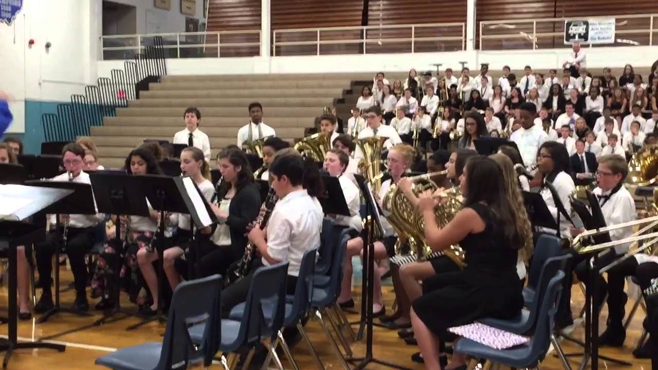 WMS 7th Grade Band - "Variants on a Sea Shanty" - YouTube