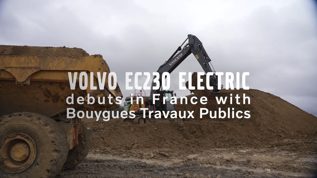Volvo EC230 Electric debuts in France with Bouygues Travaux Publics ...