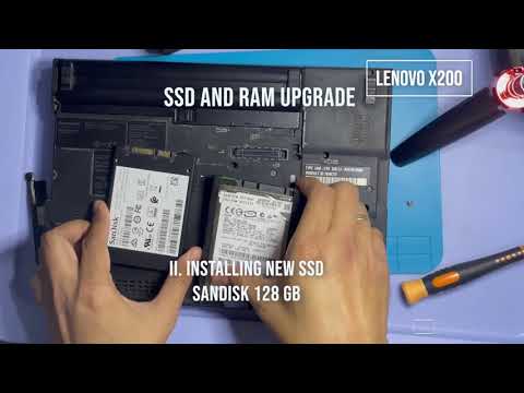 Lenovo X200 Ssd and Ram Upgrade