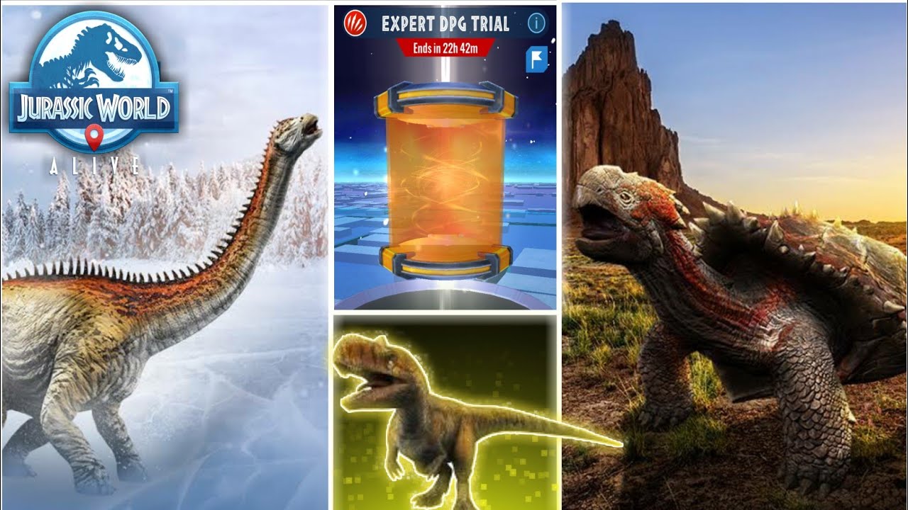 EXPERT DPG TRIAL !! Against the Expert DPG Team – Jurassic World Alive ...